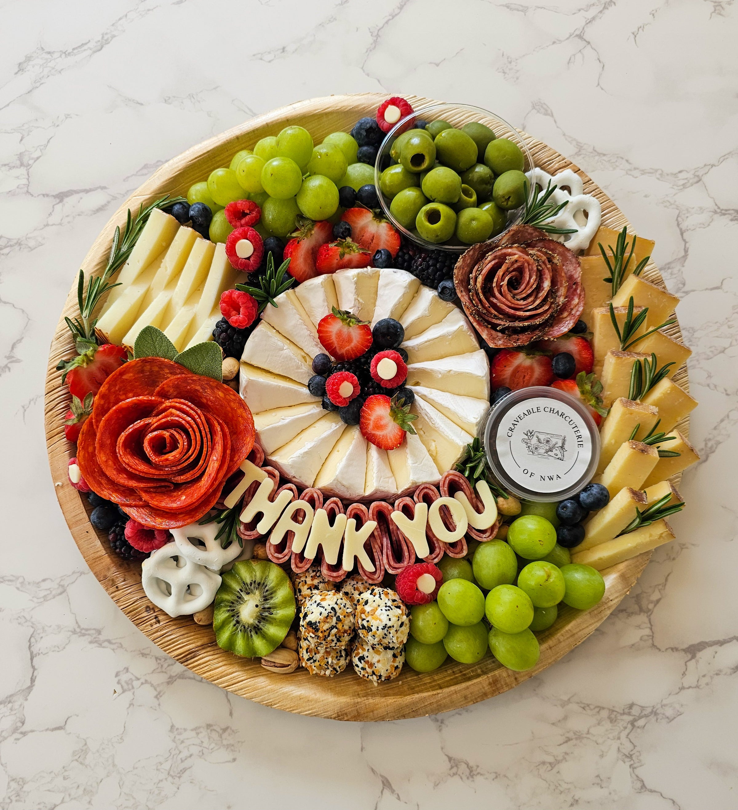 round fruit tray